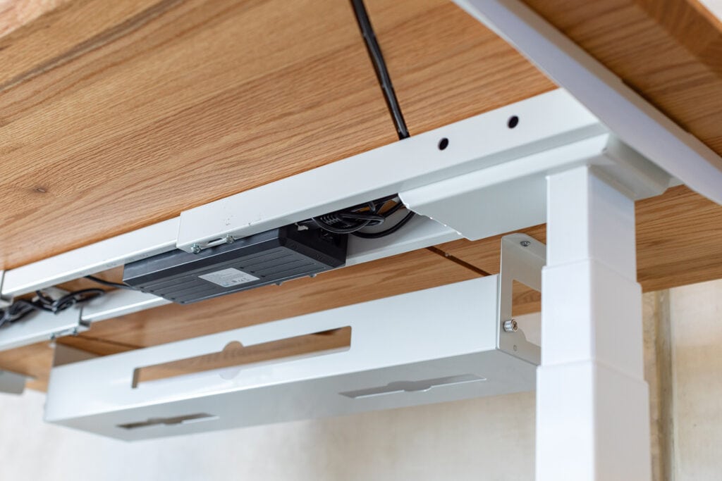 Stand Desk Essential Hardwood Walnut & Oak Standing Desk